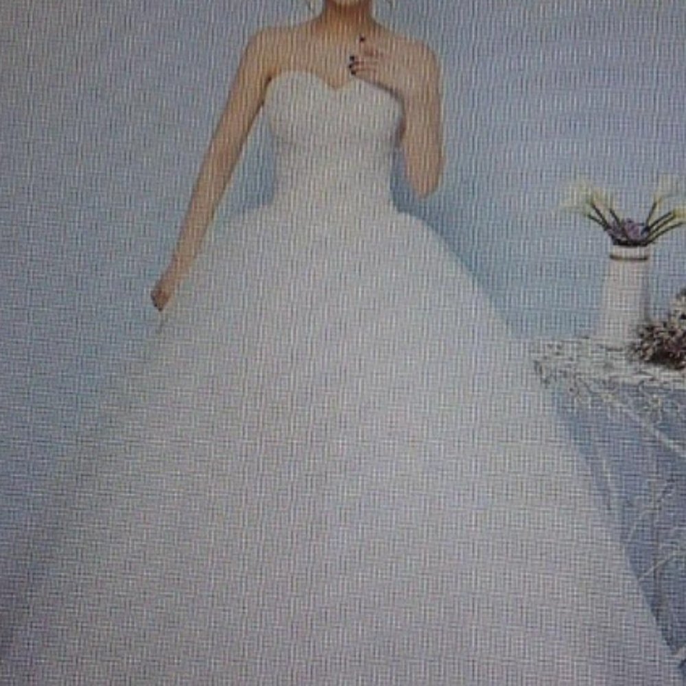 Nwot Bridal Ball Lace Applique Gown - Gem